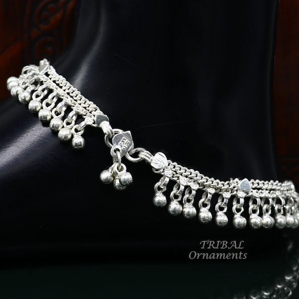 Sterling Silver Anklet - Etsy