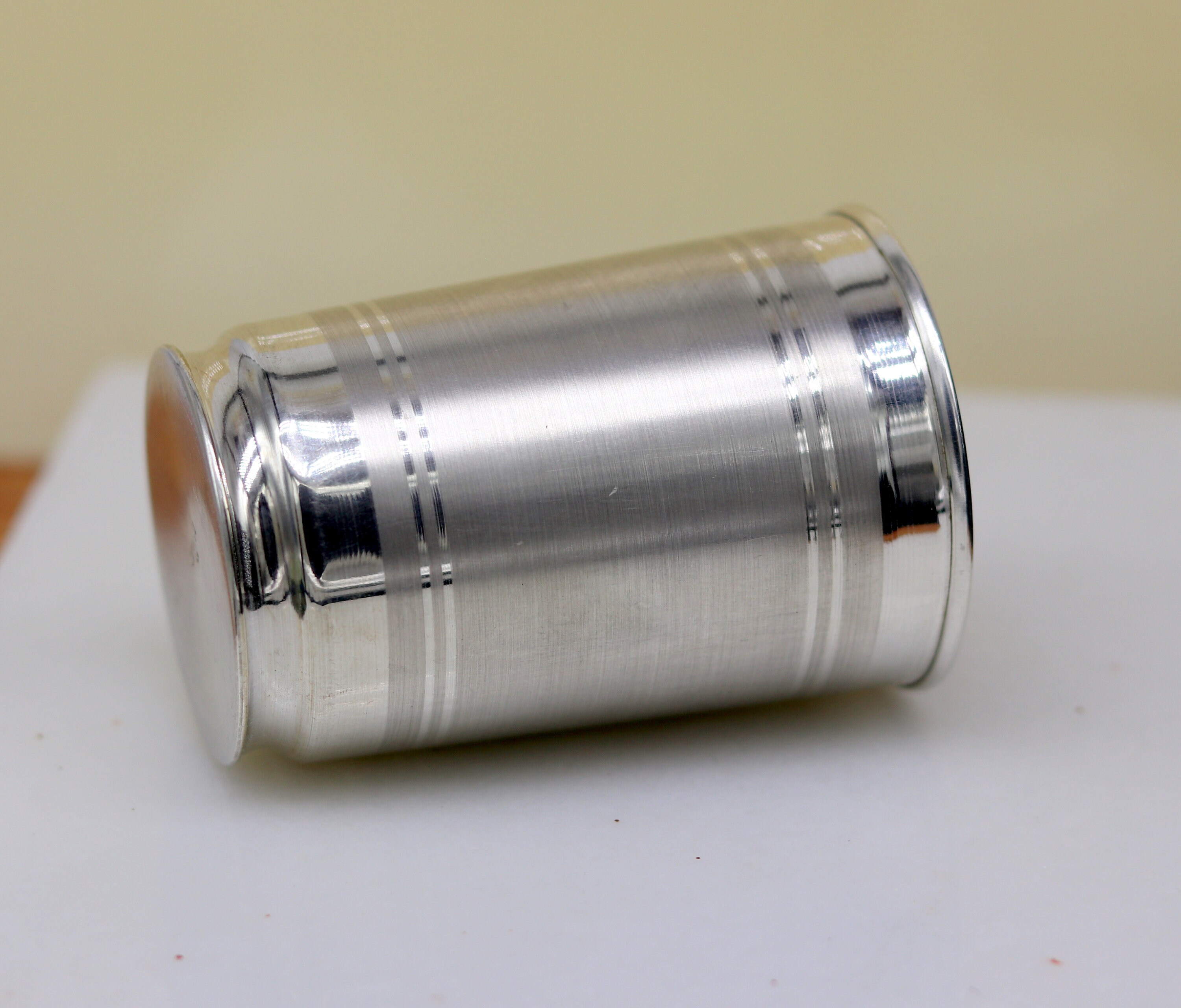 Pure 999 Fine Silver Handmade Vessels Water/milk Glass - Etsy