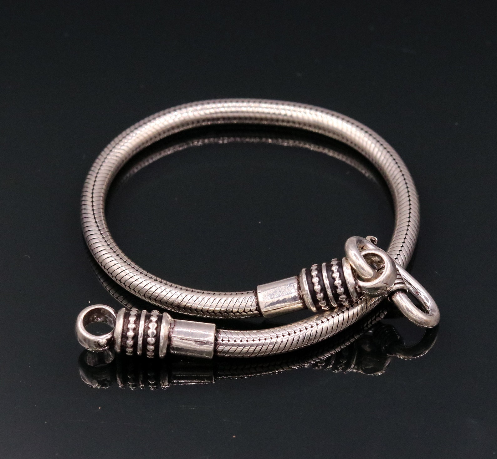 4mm 925 Sterling Silver Handmade Amazing Inches Snake Chain - Etsy