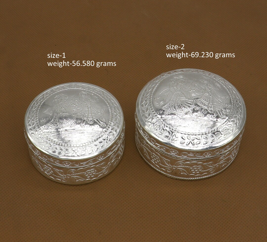 925 Sterling Silver Unique Antique Design Handmade Brides Eyes Kajal ...