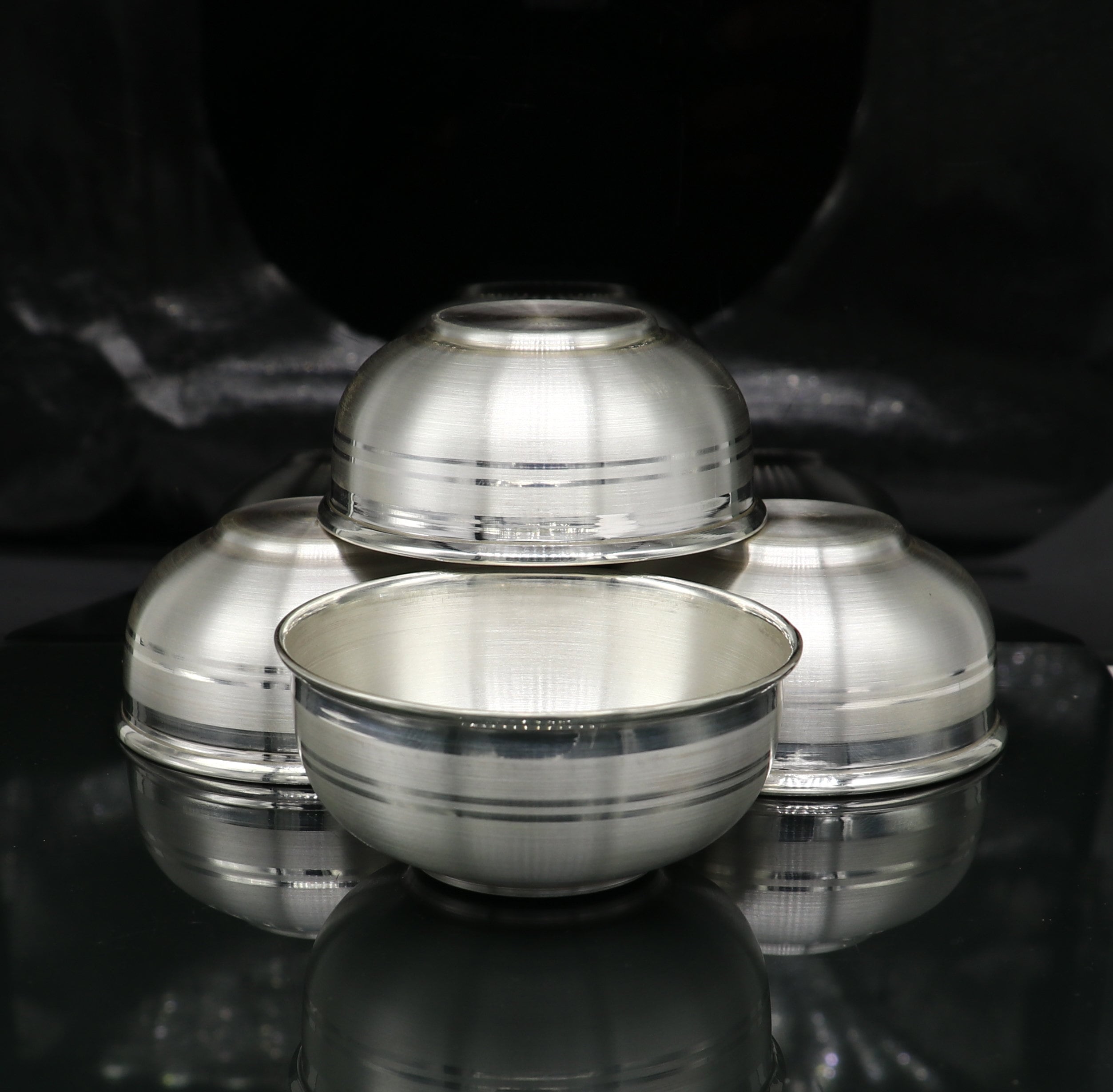 999 Fine Silver Bowl/tray Set Silver Vessel Silver Baby - Etsy
