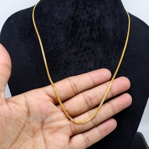 22kt Yellow Gold Handmade Double Box Chain Chain, Amazing Customized ...