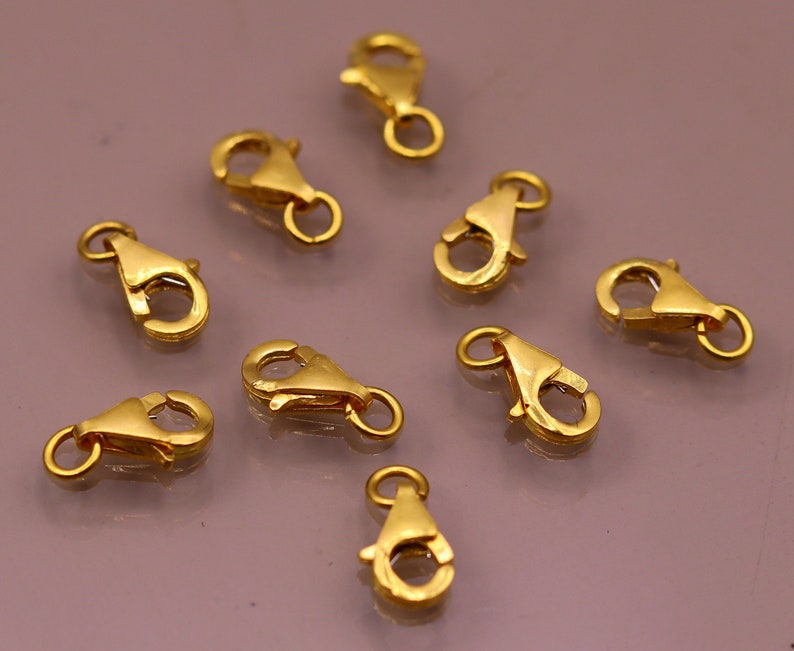 22kt Yellow Gold Handmade Excellent Dolphin Fish Lock Clasps - Etsy