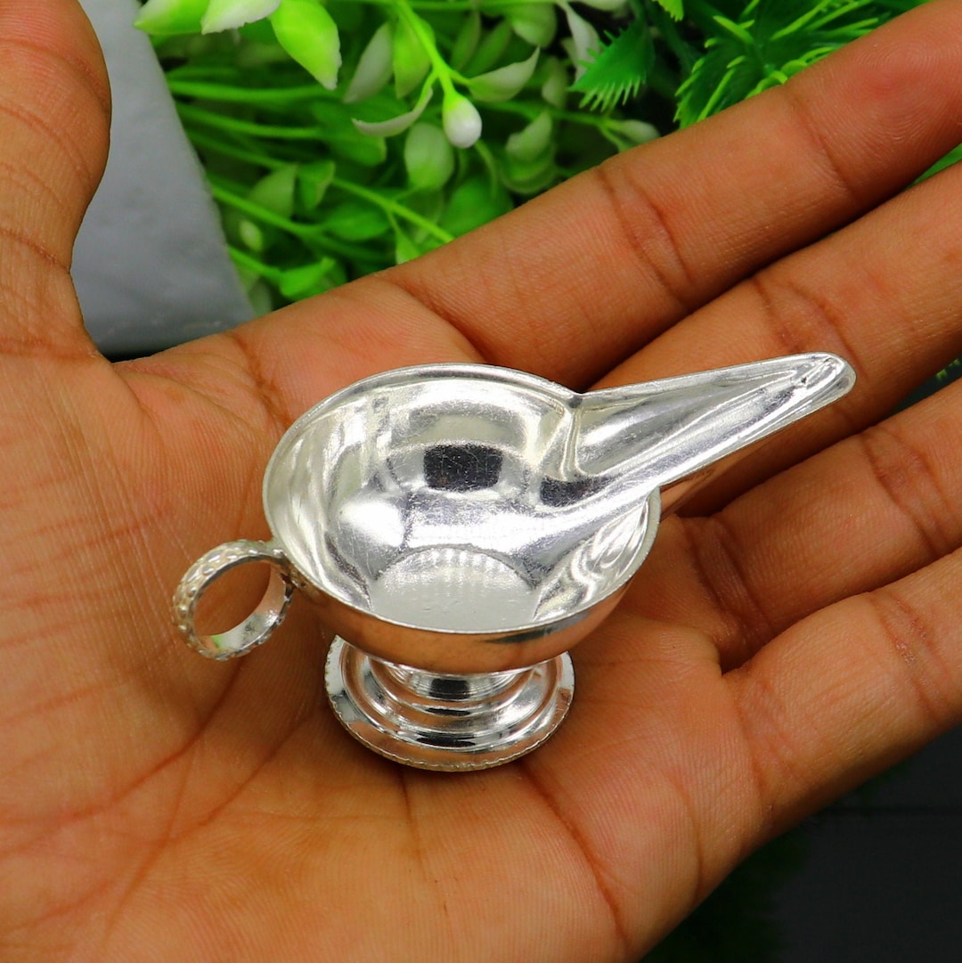 Pure Solid Silver Handmade Baby Utensils, New Born Baby Feeder, Baby ...