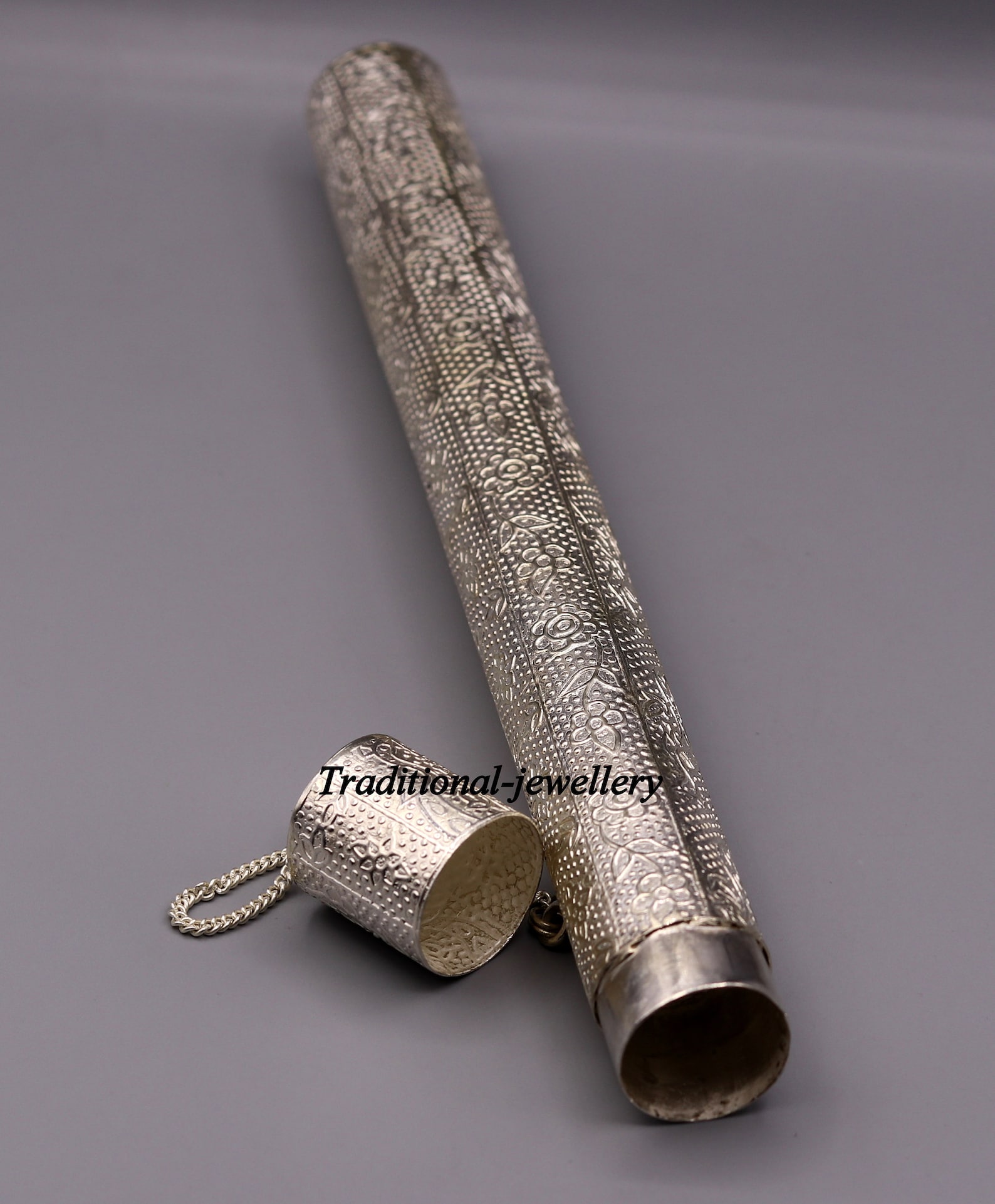 Vintage Handmade Solid Silver Incense Sticks Box Holder Agarbatti Stand ...