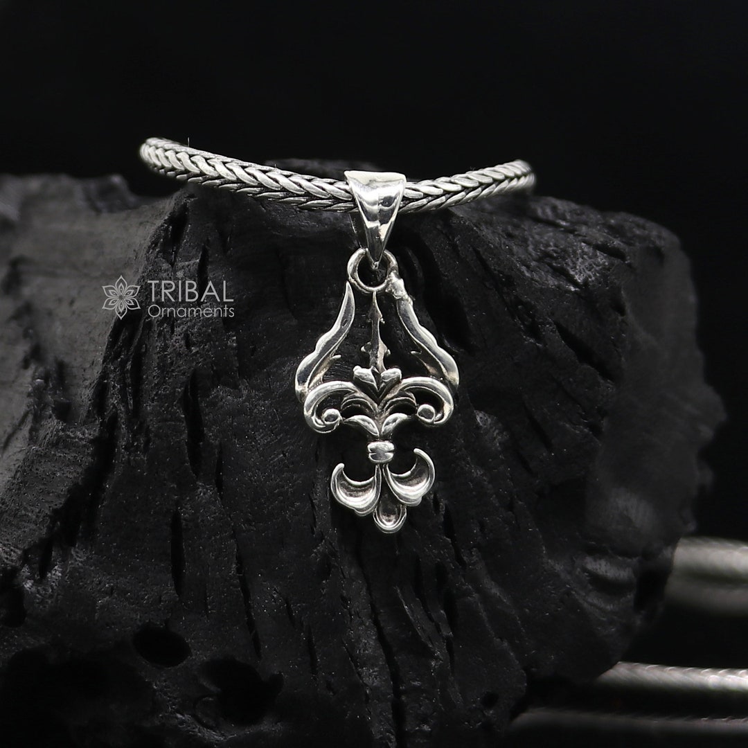 925 Sterling Silver Lord Shiva Trident / Trishul Pendant ,high Quality ...