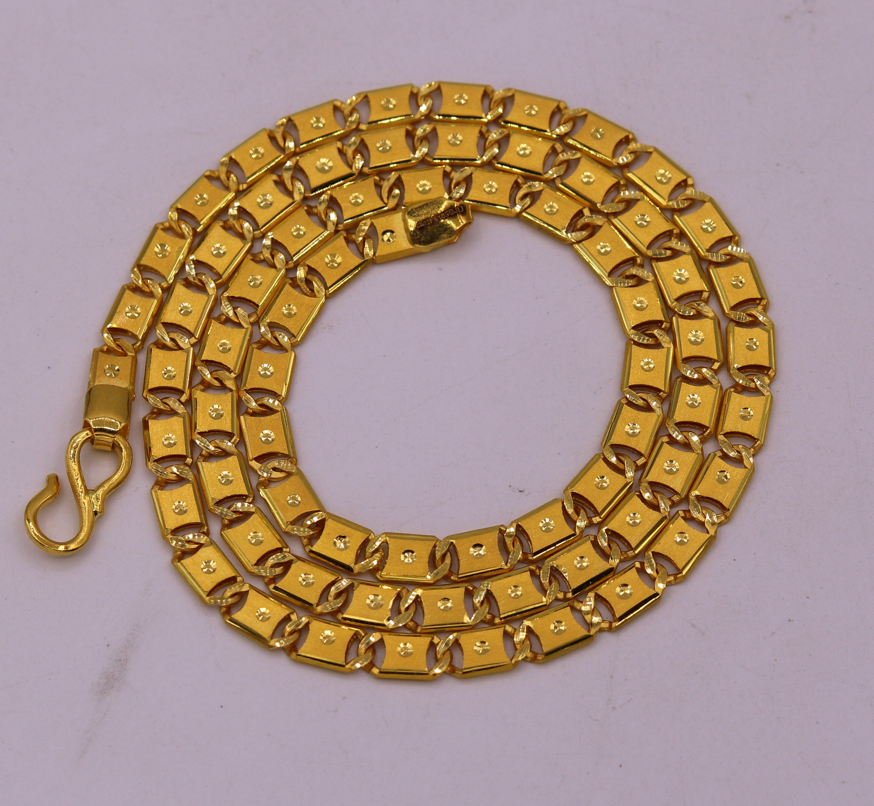 22kt Yellow Gold Handmade Gorgeous Royal Nawabi Chain Necklace | Etsy