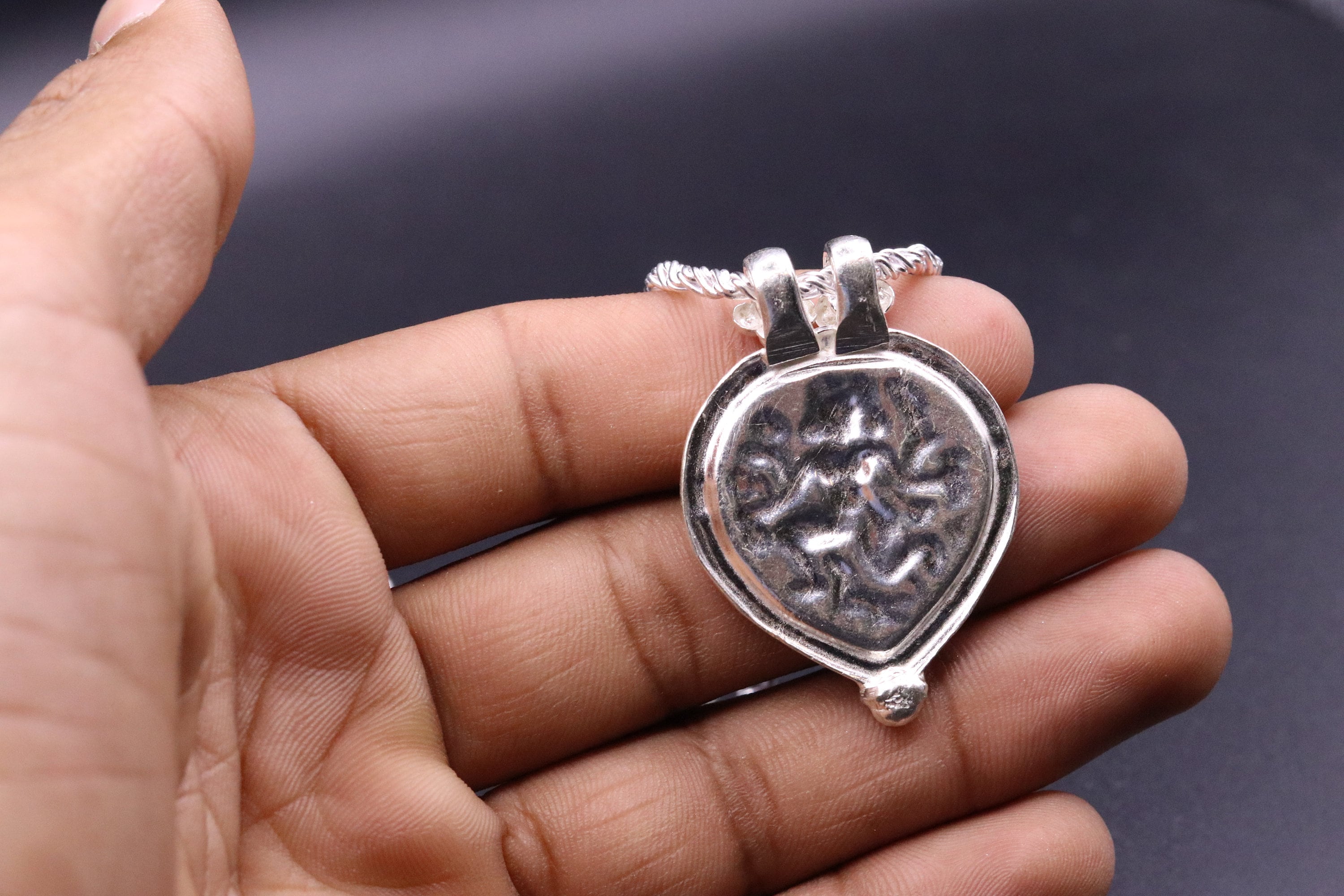 Indian Tribal Deity's Bheru Ji Handmade Solid Silver | Etsy