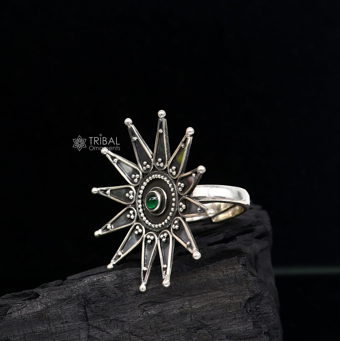 925 Sterling Silver Indian Cultural Handmade Silver Vintage Unique ...