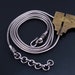 925 Sterling Silver Handmade Adjustable 36 to 38 Inches Snake Chain ...