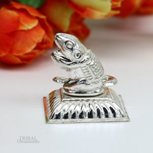 Lord Ganesha Vahan Mushak Maharaj Sterling Silver Handmade Small ...