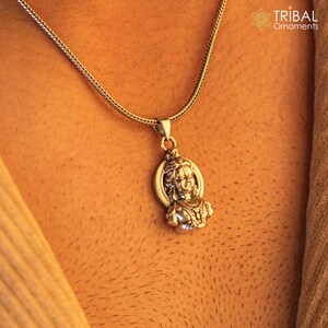 925 Sterling Silver Lord Rama Pendant, Ram Lalla Pendant Nsp788 - Etsy