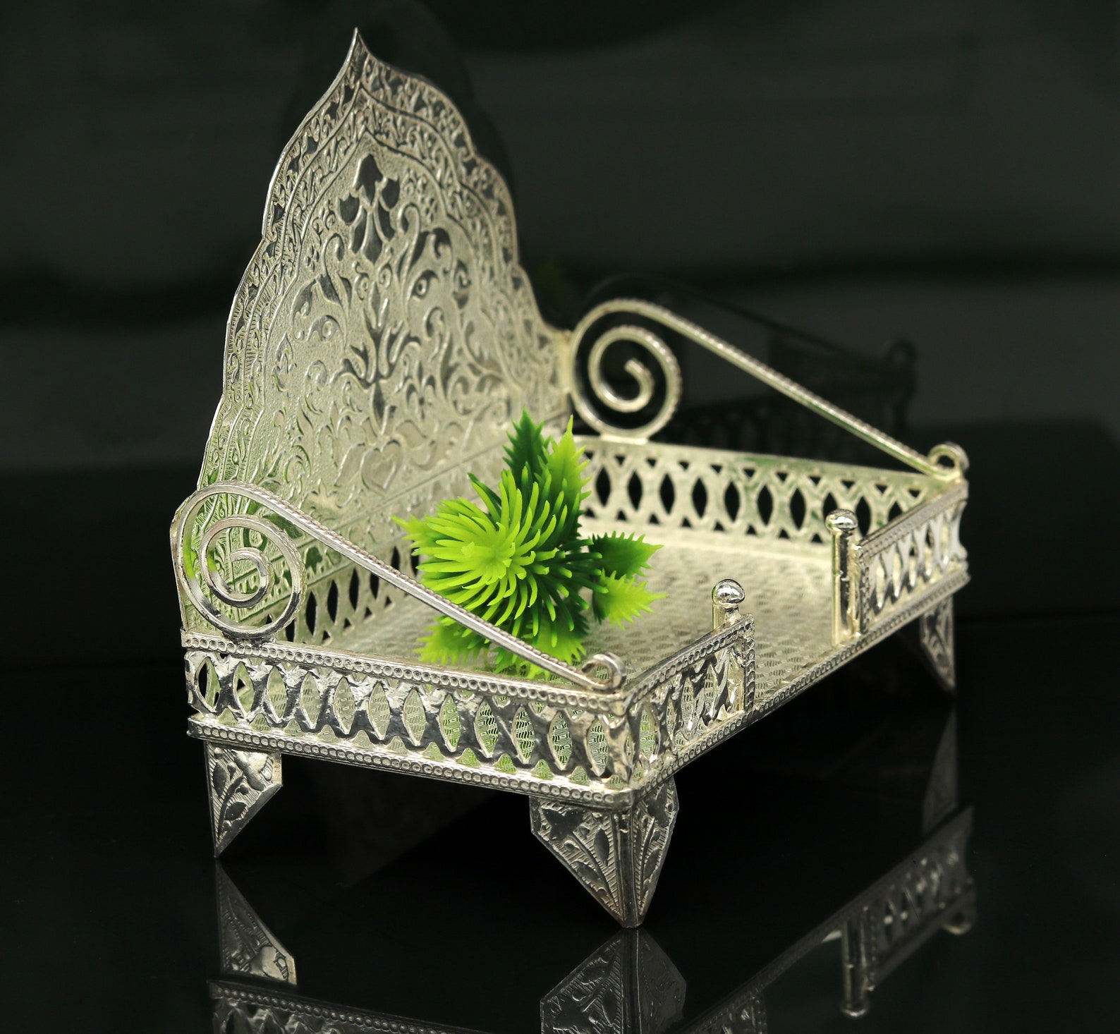 Sterling silver handmade amazing design home mini temple god | Etsy