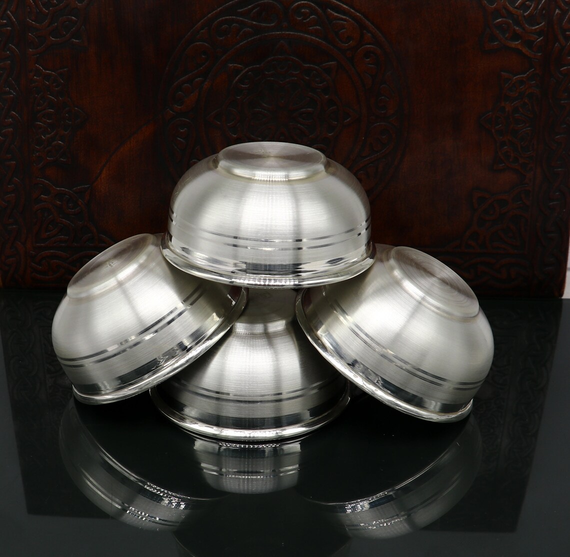 999 Fine Silver Bowl/tray Set Silver Vessel Silver Baby | Etsy