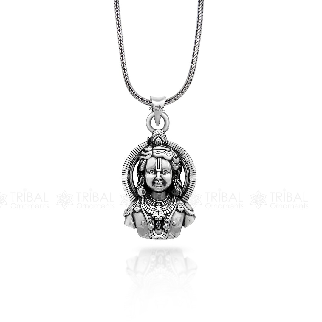 925 Sterling Silver Lord Rama Pendant, Ram Lalla Pendant Nsp788 - Etsy
