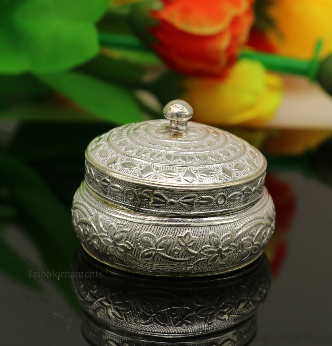 Solid Sterling Silver Unique Antique Design Handmade Brides Eyes Kajal ...