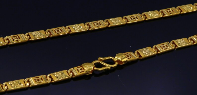 22 Inch Long 22kt Yellow Gold Handmade Navabi Nawabi - Etsy