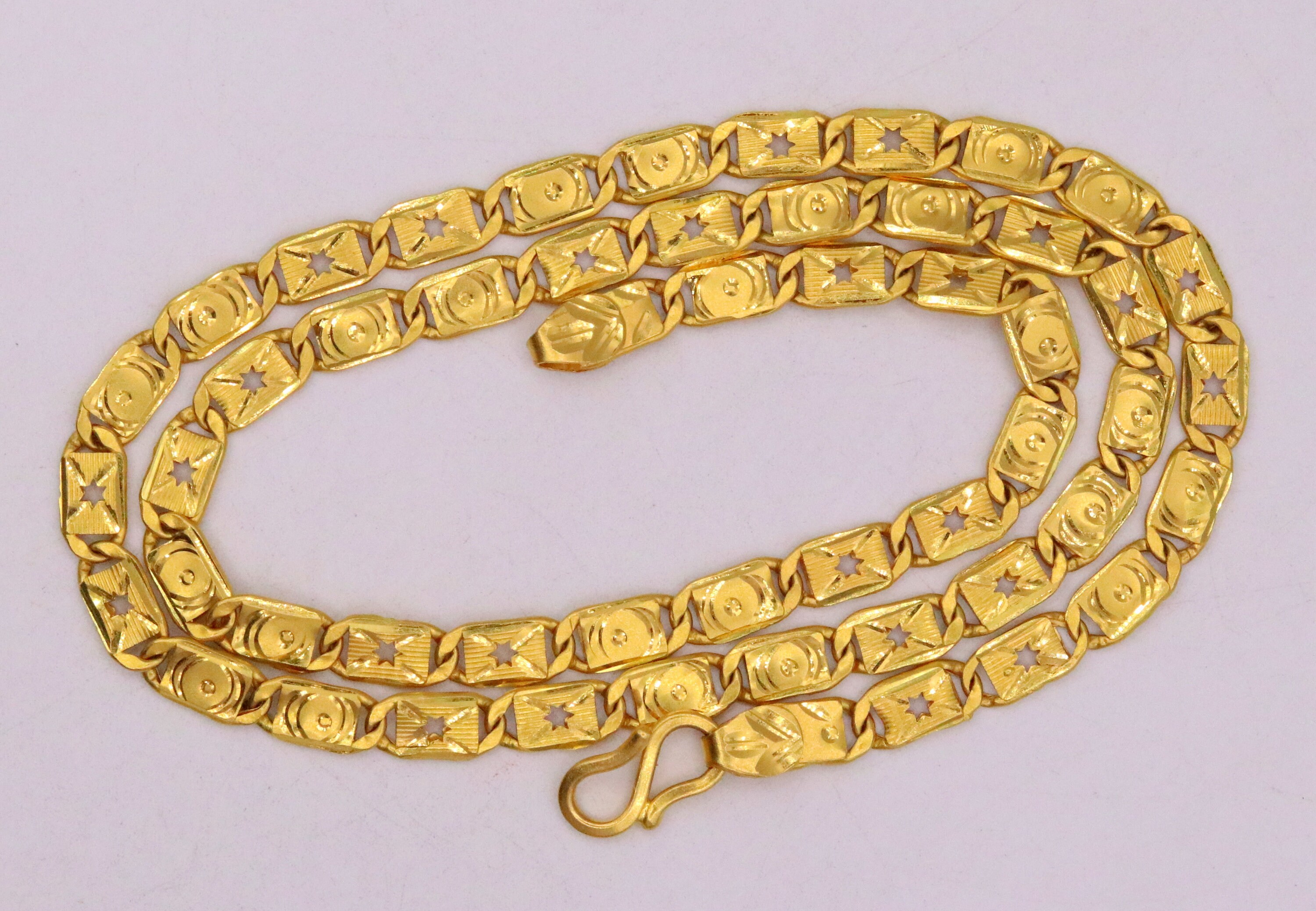 18/20/22/24 Inches Long All Size Handmade 22karat Yellow Gold 5 Mm Wide ...