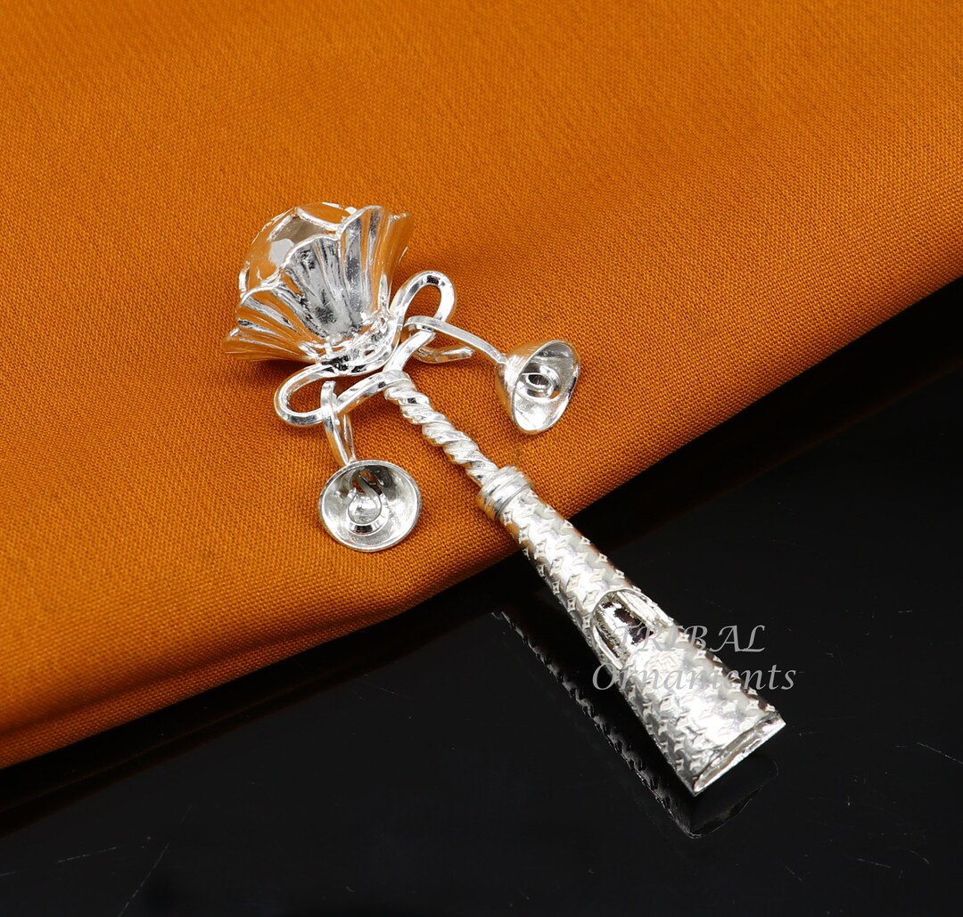 Solid Sterling Silver Handmade Design New Born Baby Gifting Bells Toy ...