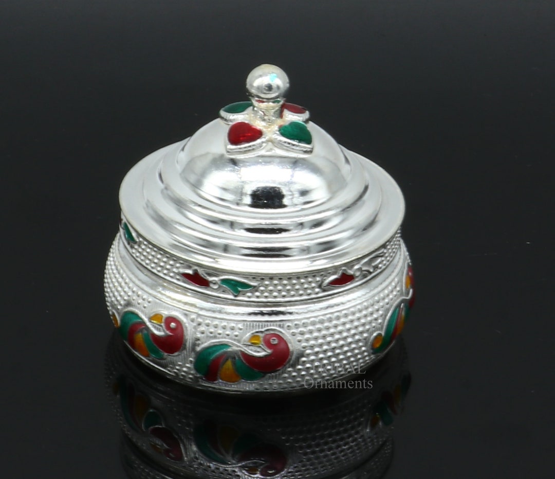 925 Sterling Silver Unique Antique Design Handmade Brides Eyes Kajal ...