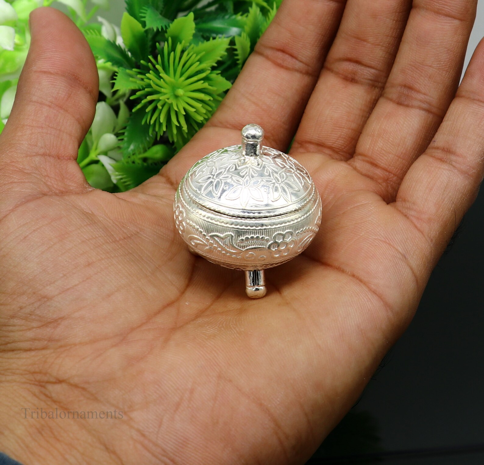 925 Sterling Silver Handmade Fabulous Trinket Box Solid - Etsy