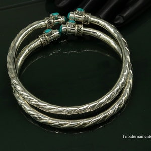 Vintage Antique Style 925 Sterling Silver Handmade Foot Kada Anklet ...