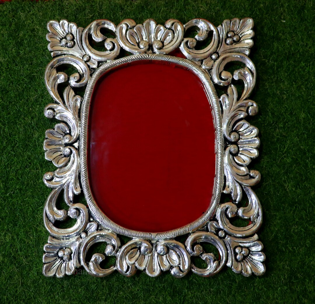 18"x 15" Inches 999 Fine Silver Handmade Wall Hanging Photo Frame ...