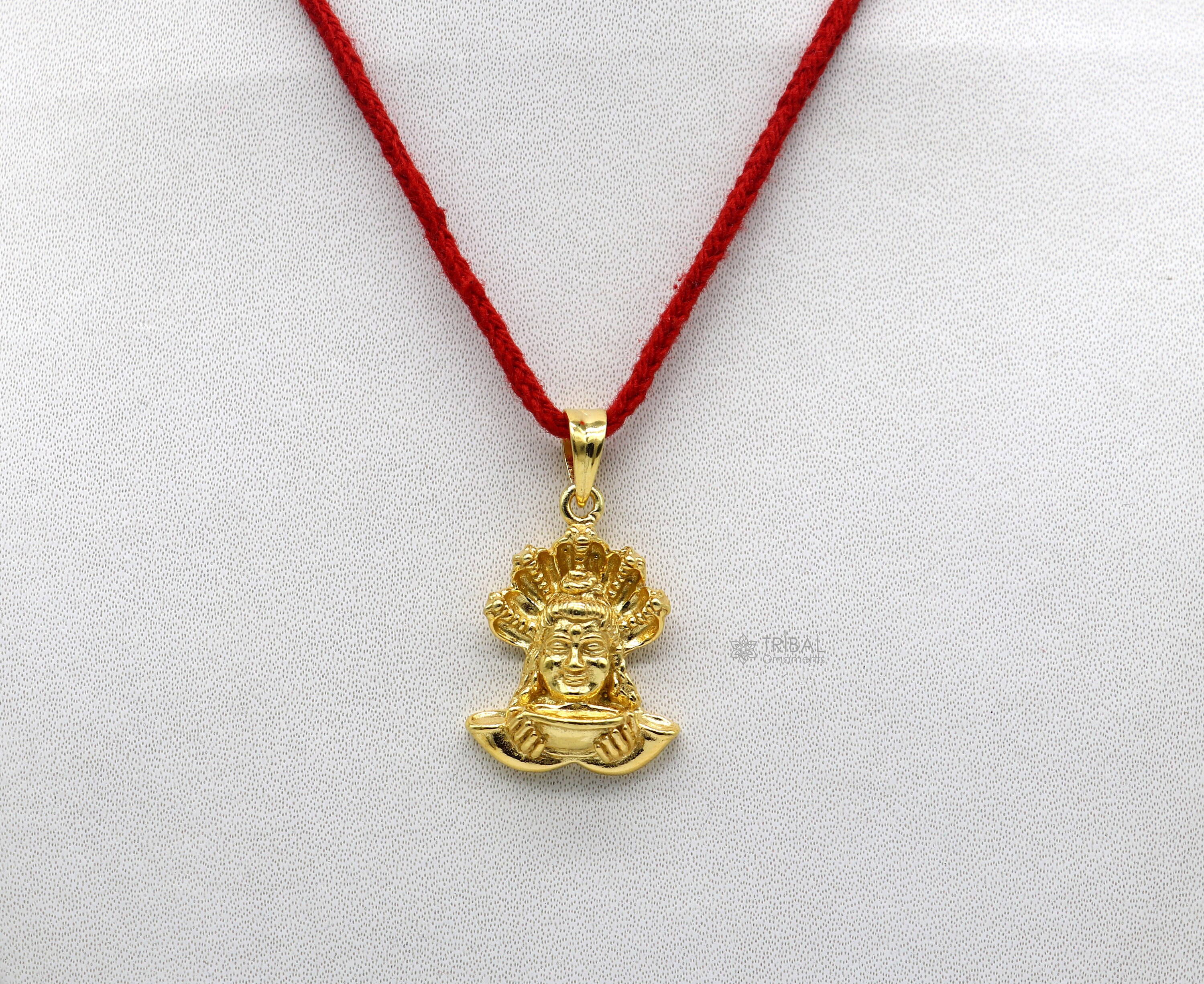 925 Sterling Silver Handmade Idol God Shiva Pendant, Amazing Designer ...