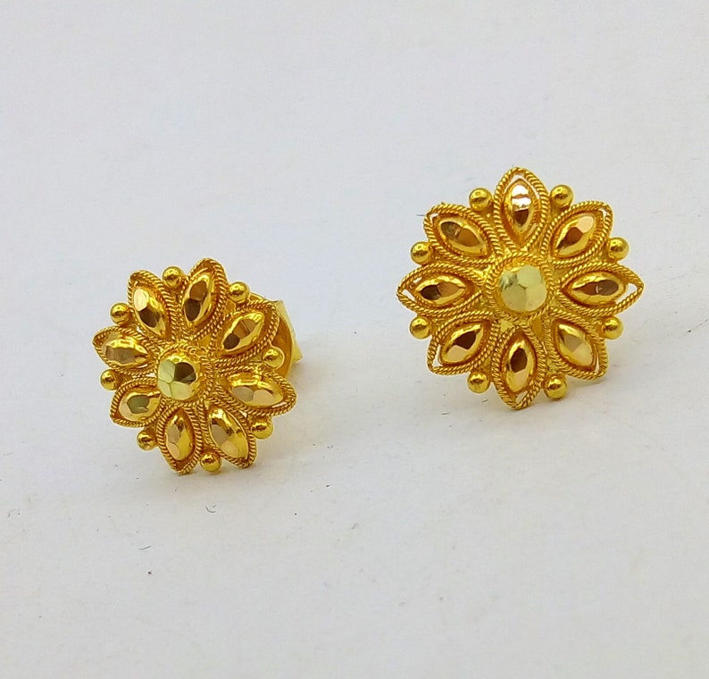 Indian Traditional Design Handmade Fabulous Flower Design 22 K - Etsy