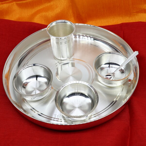 Pure Silver Dinner Plates - Etsy