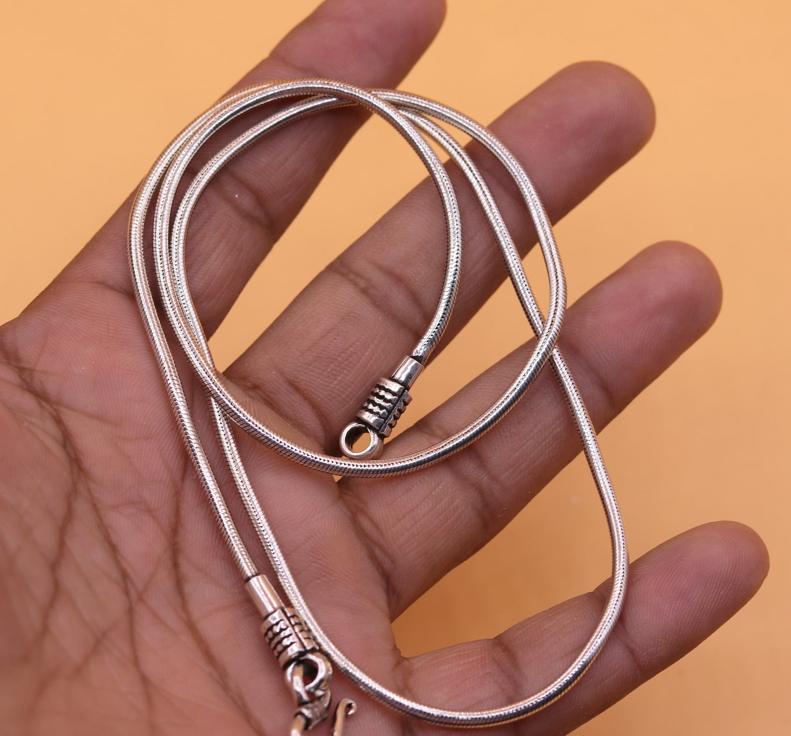 16 to 30 Long Screw Chain 925 Sterling Silver | Etsy