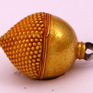 Vintage Traditional Rajasthani 20k Yellow Gold Rakhadi Head Jewelry ...