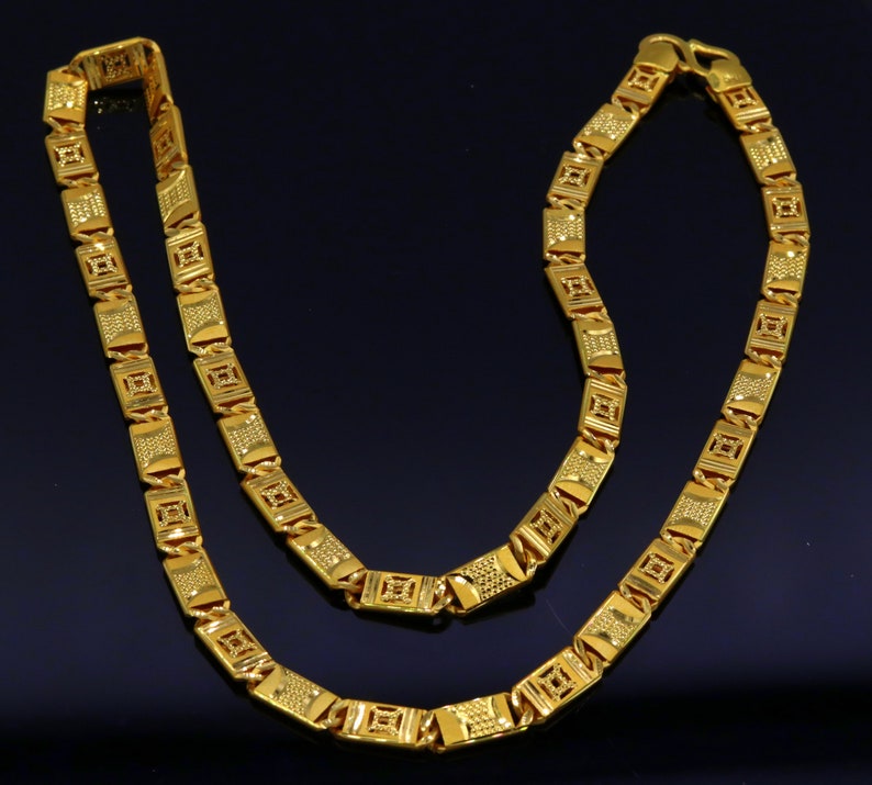 22 Inch Long 22kt Yellow Gold Handmade Navabi Nawabi - Etsy