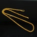 4mm 22k Yellow Gold Handmade Fabulous Rope Chain Necklace Excellent ...