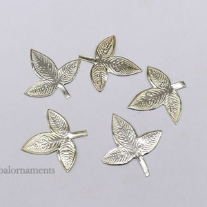 2.5 Cm Bel Patra Solid Silver Handmade Solid Belva Patra, Lord Shiva ...