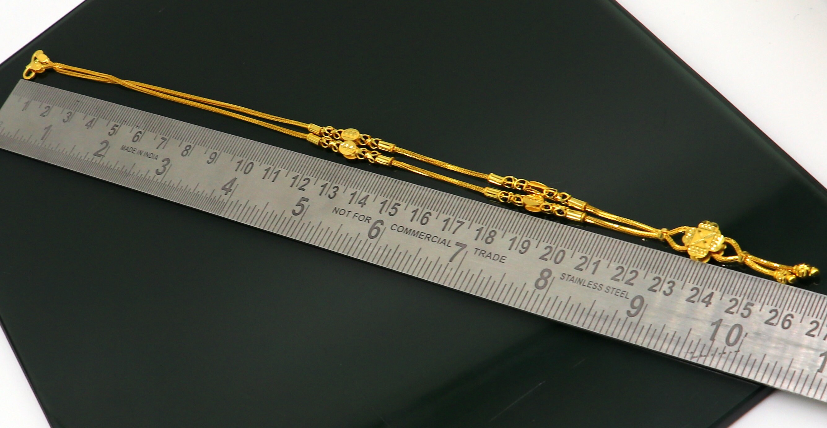 22kt Fine Yellow Gold Customized Design Hallmark Chain | Etsy