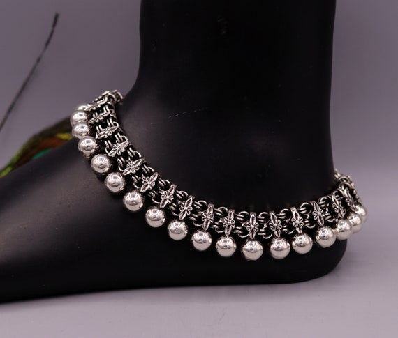 Traditional Silver Anklets Designs