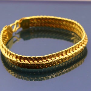 Top Class Vintage Design 22kt Yellow Gold Handmade Gope Chain - Etsy