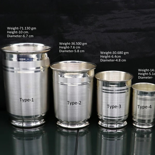 Pure Silver Cups - Etsy