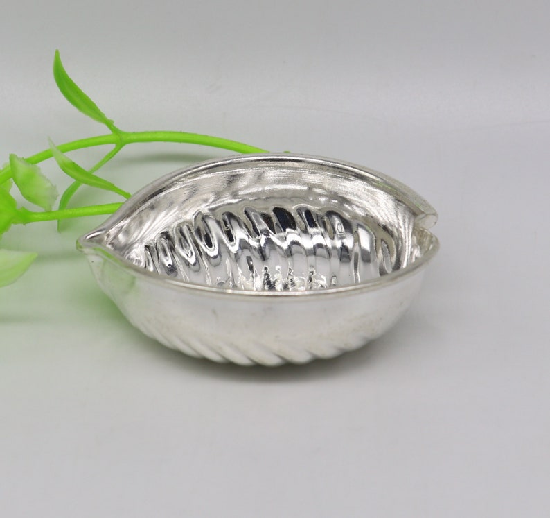 925 Sterling Silver Handcrafted Design Tilak Bowl, Sindur Bowl, Kesar ...