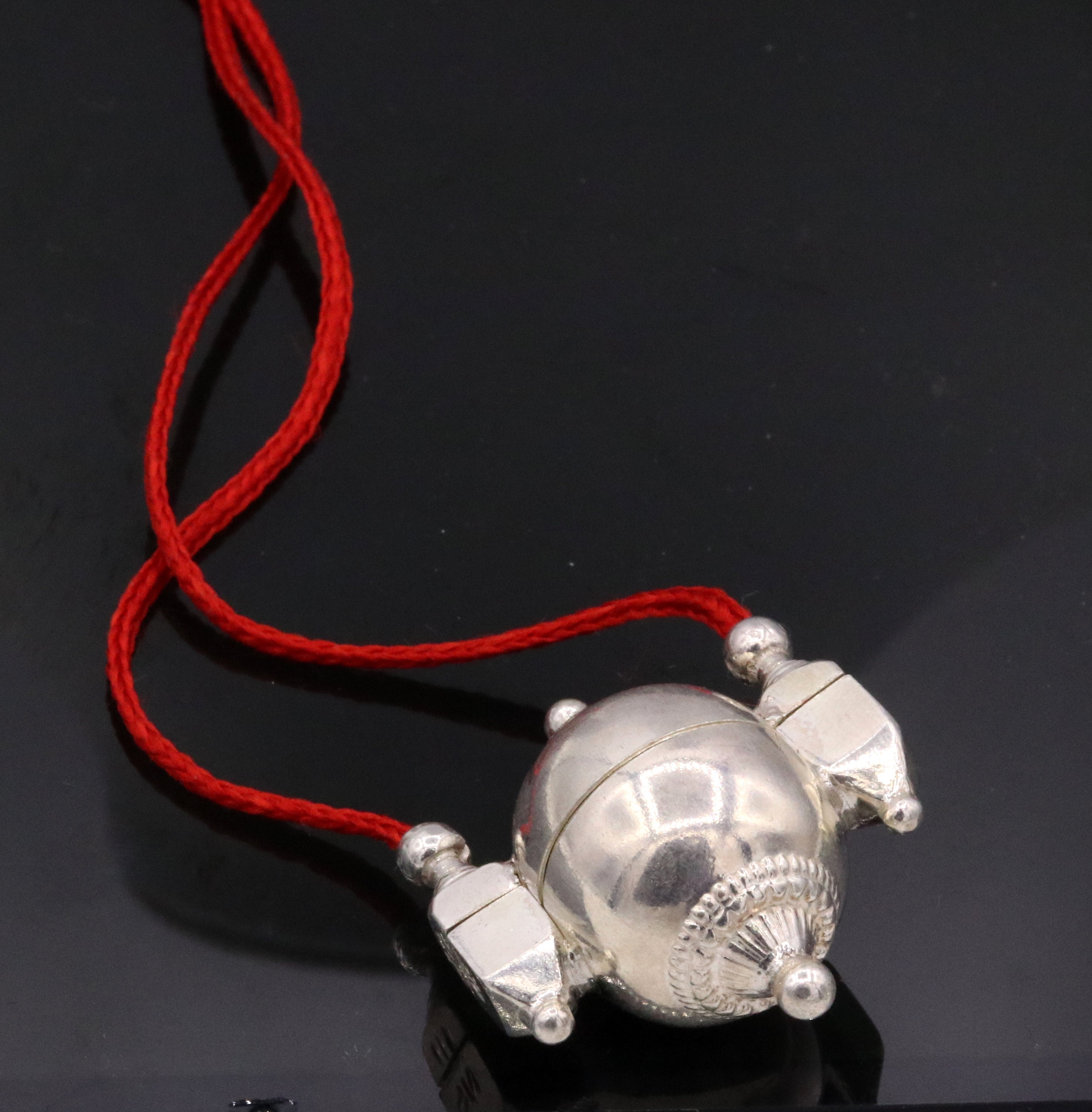 Vintage Ethnic Traditional Silver Shiva Lingam Box Amulet Pendant ...
