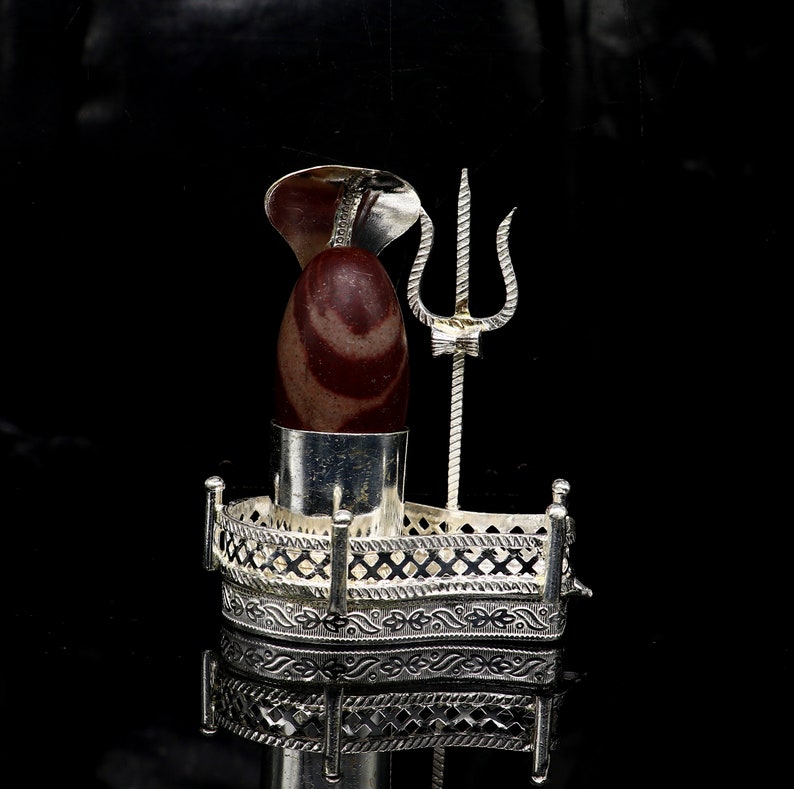 925 Solid Sterling Silver Lord Shiva Mahakal Lingam - Etsy
