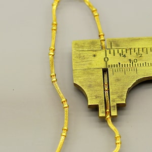 22kt Yellow Gold Handmade Solid Box Chain With Customized Design ...