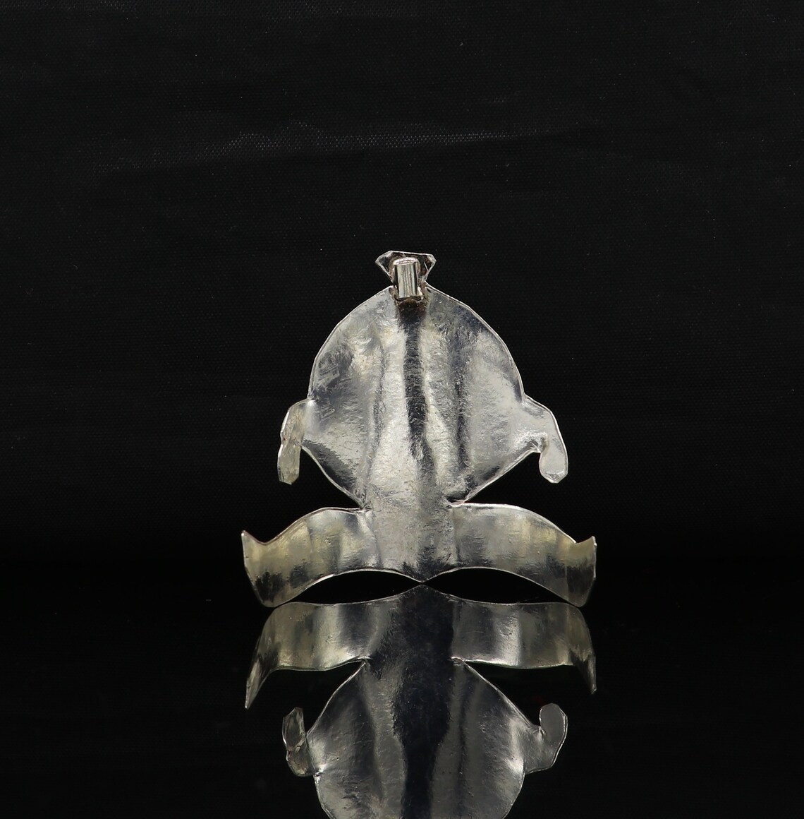 Pure 925 sterling silver vintage antique design mukut crown | Etsy