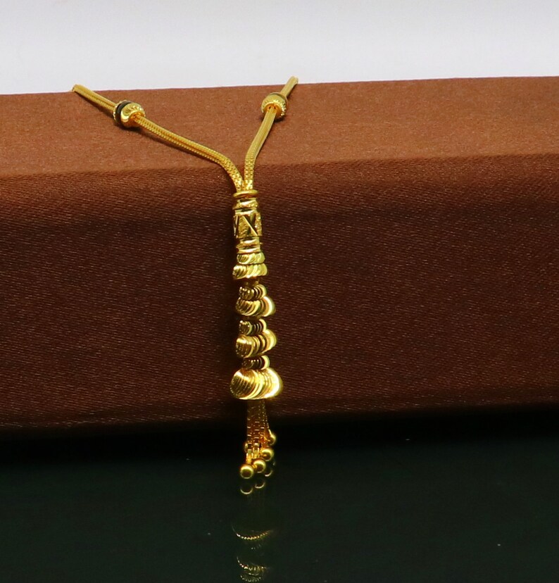 22kt Fine Yellow Gold Handmade Customized Design Chain - Etsy