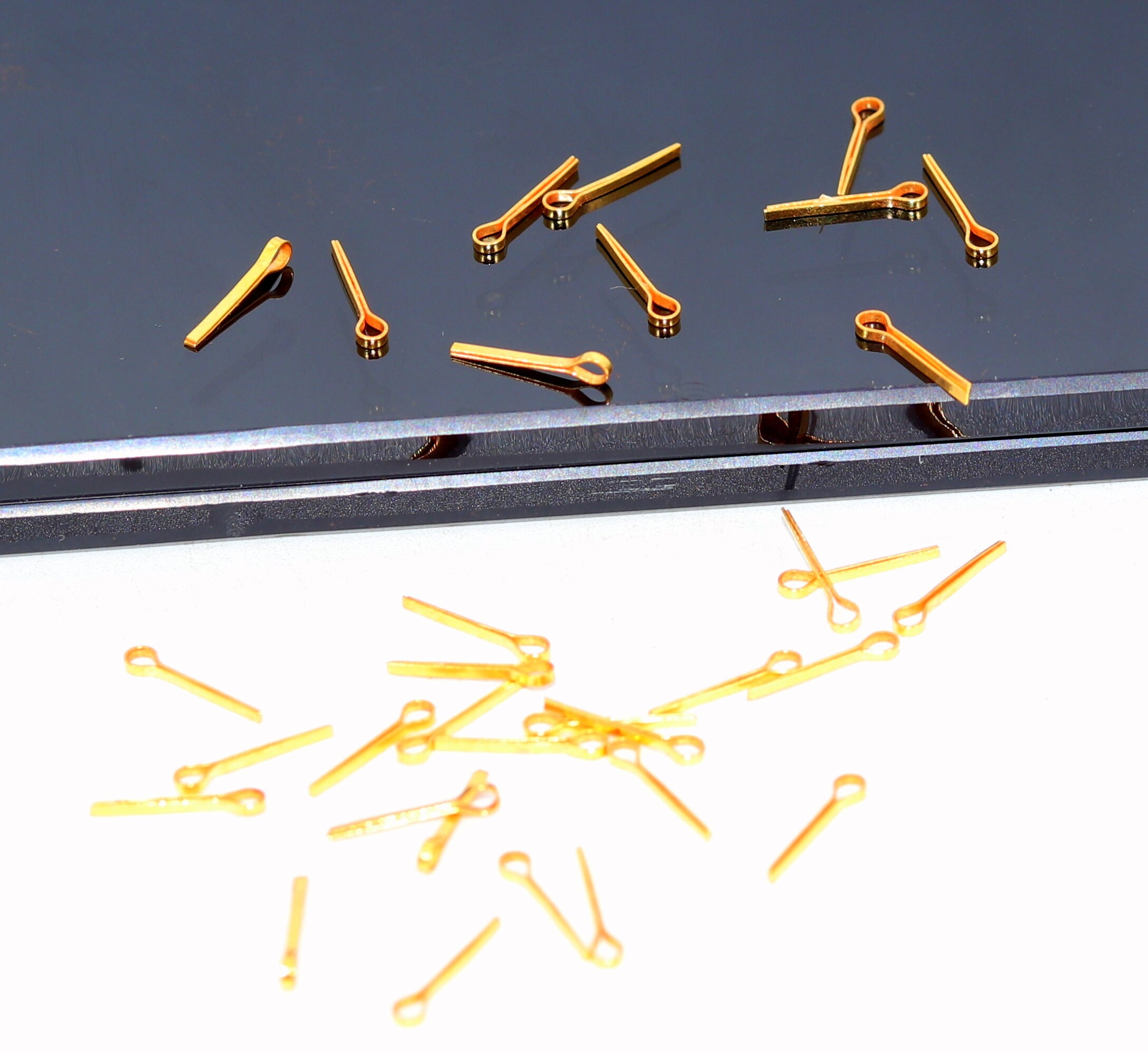 Lot of 20 Pieces Vintage Handmade 22kt Yellow Gold Clips | Etsy