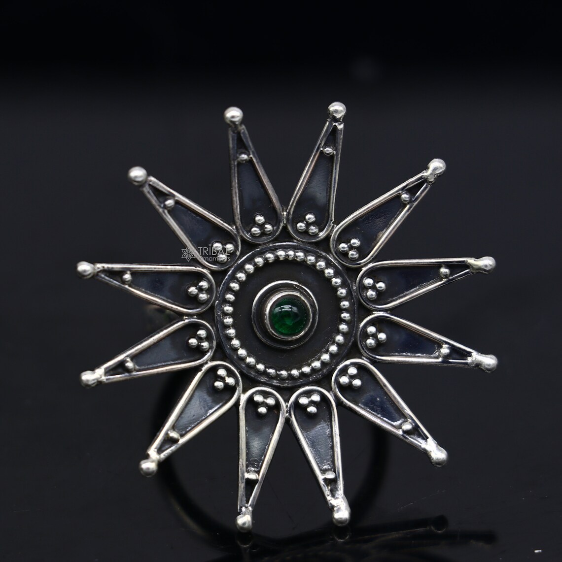 925 Sterling Silver Indian Cultural Handmade Silver Vintage Unique ...