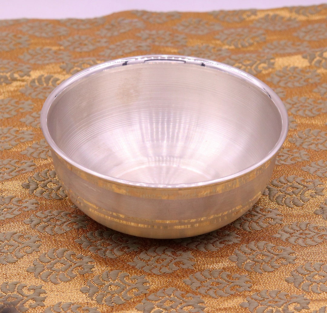 Handmade Pure 999 Fine Silver Bowl, Excellent Silver Utensils From ...