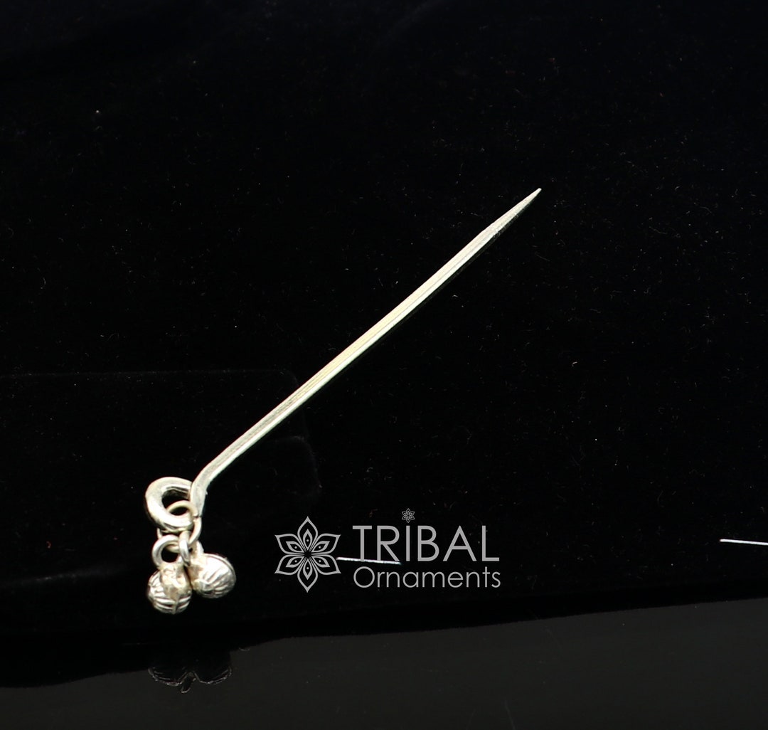 4 Inches Long Handmade Solid 925 Sterling Silver Eyeliner Stick, Kajal ...