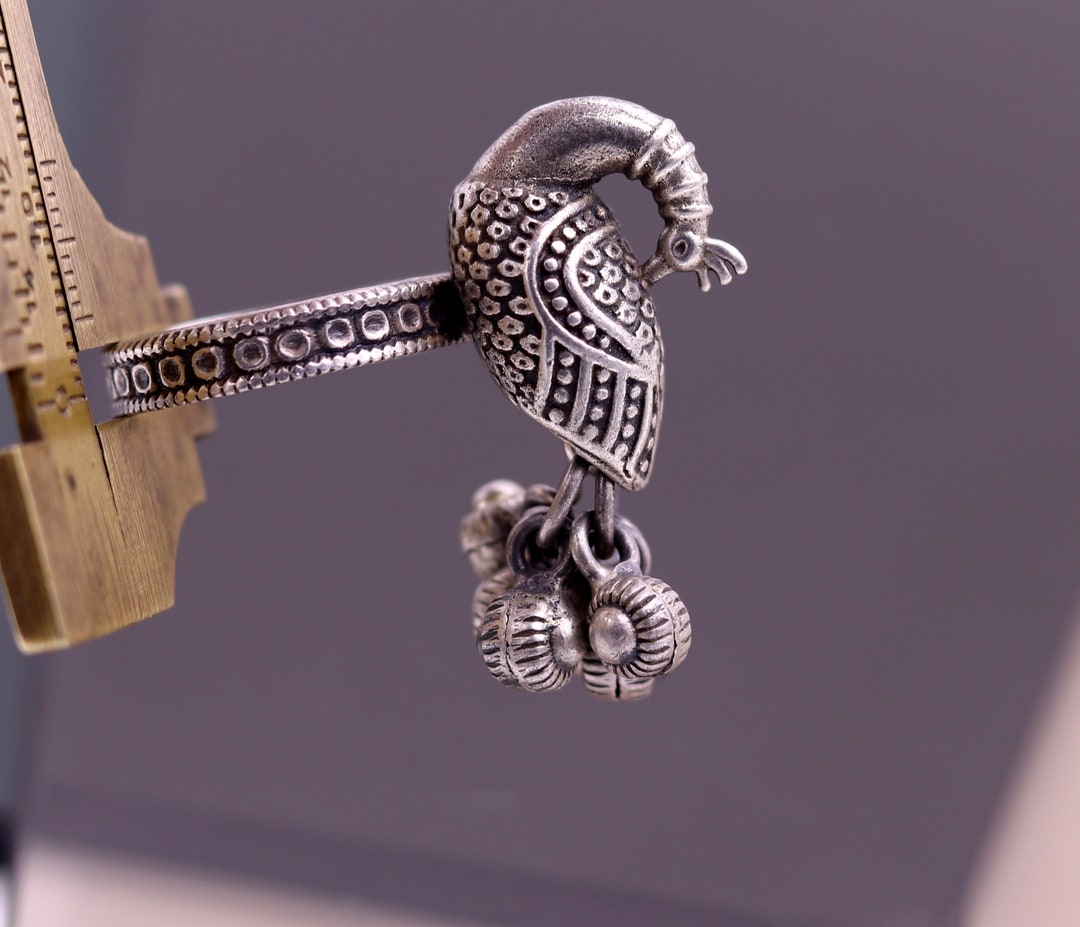 925 Sterling Silver Handmade Fabulous Peacock Design Ring With Amazing ...